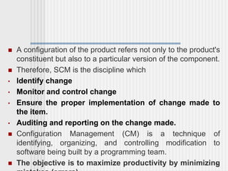 Software configuration management, Web engineering | PPT