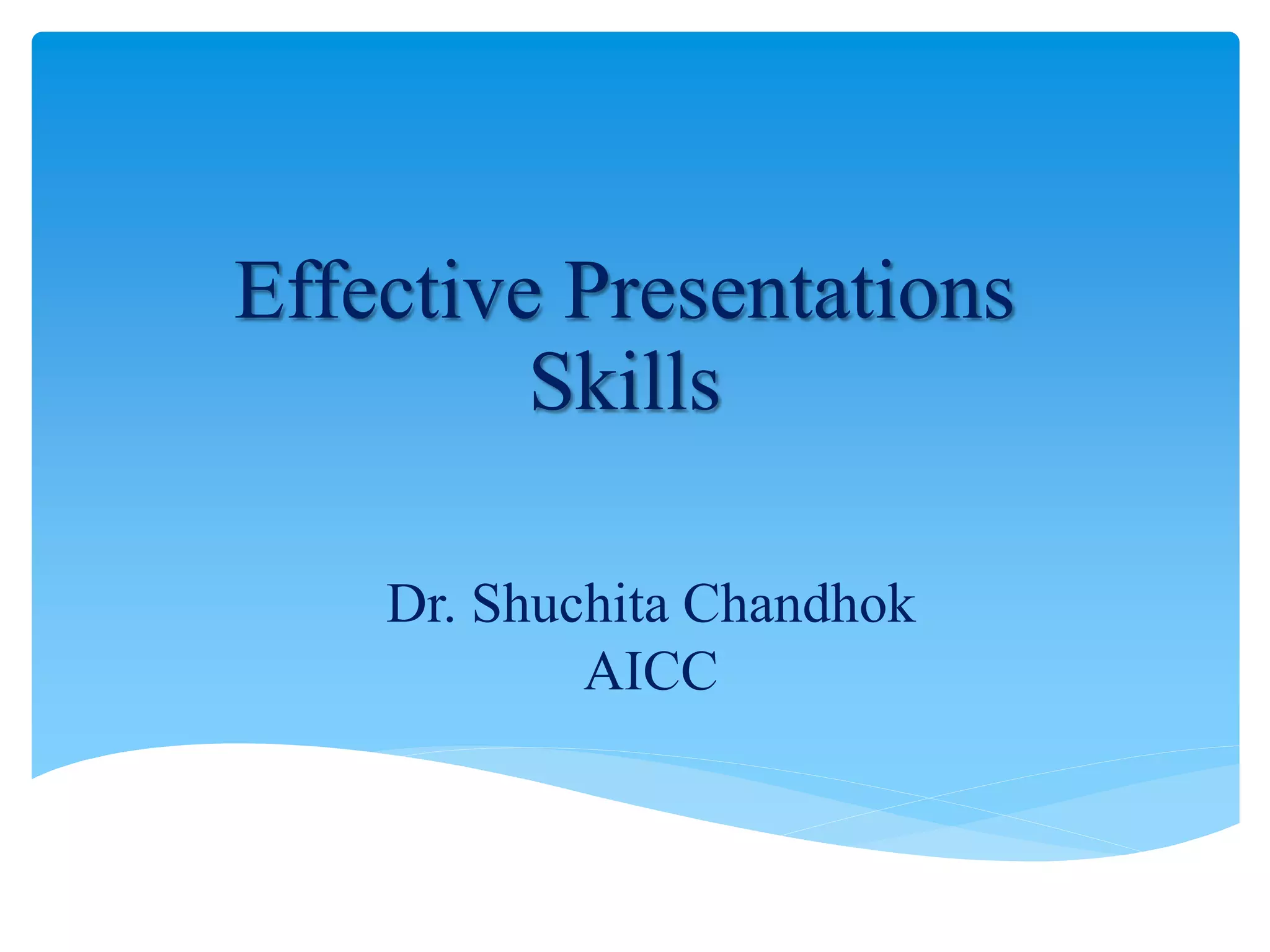 Mod 5 be a powerful presenter | PPT