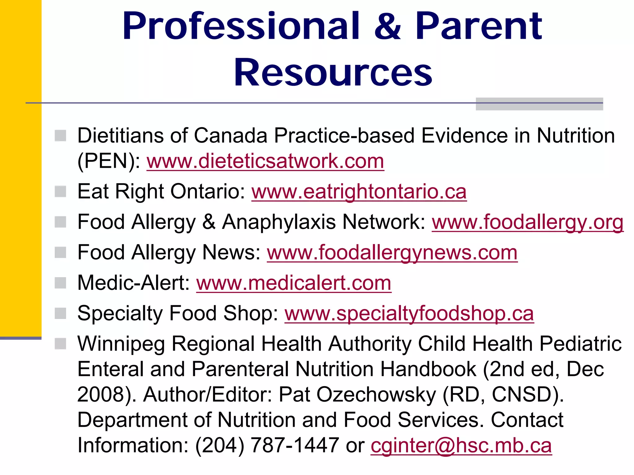 Module 5: Food Allergies and Intolerances | PDF