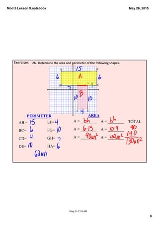 Mod 5 lesson 9 | PDF