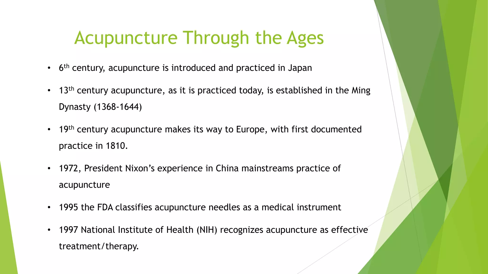 Brief History of Acupuncture | PPTX