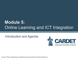 Introduction to Module 5 | PPTX