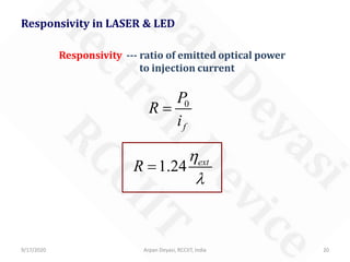 Foundation of optical transmitter | PDF