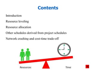 Module :-5 project scheduling and resource levelling | PPT