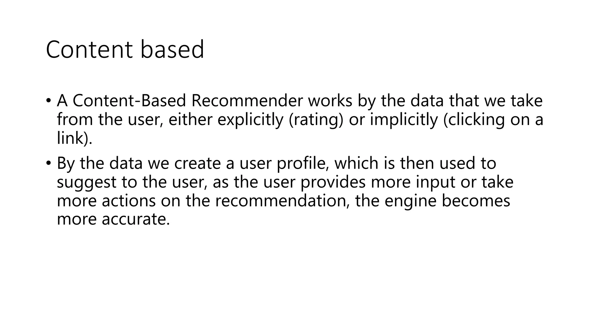 Mod5_Recommendation Systems.pptx | Operating Systems | Computer Software and Applications