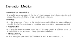 Mod5_Recommendation Systems.pptx | Operating Systems | Computer Software and Applications