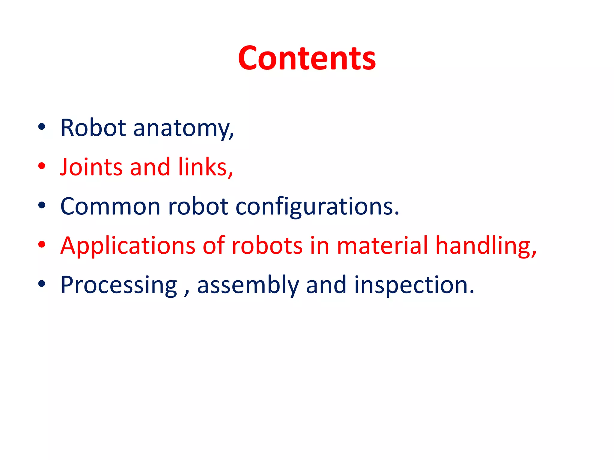 Mod 5 robotics | PPTX