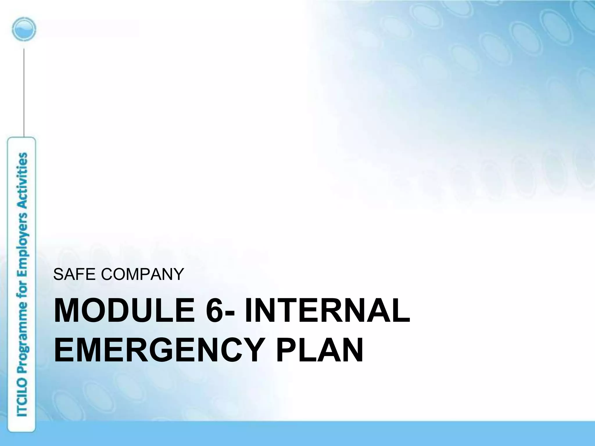 Internal Emergency Plan | PPTX