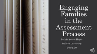 Family Engagement and Assessment Practices | PPTX