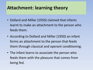 Mod 6 explanations of attachment | PPTX