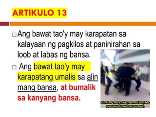 Karapatan at Tungkulin | PDF