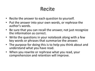 Mod 6 reading comprehension (1) | PPTX