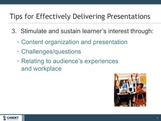 Delivering Presentations | PPTX