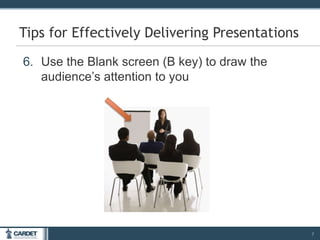 Delivering Presentations | PPTX
