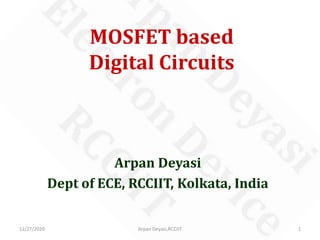 MOSFET based Digital Circuits | PDF