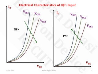 Various configurations in BJT | PDF