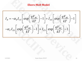 Duo-diode Models of BJT | PPT