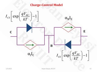 Duo-diode Models of BJT | PPT