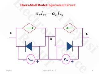 Duo-diode Models of BJT | PPT