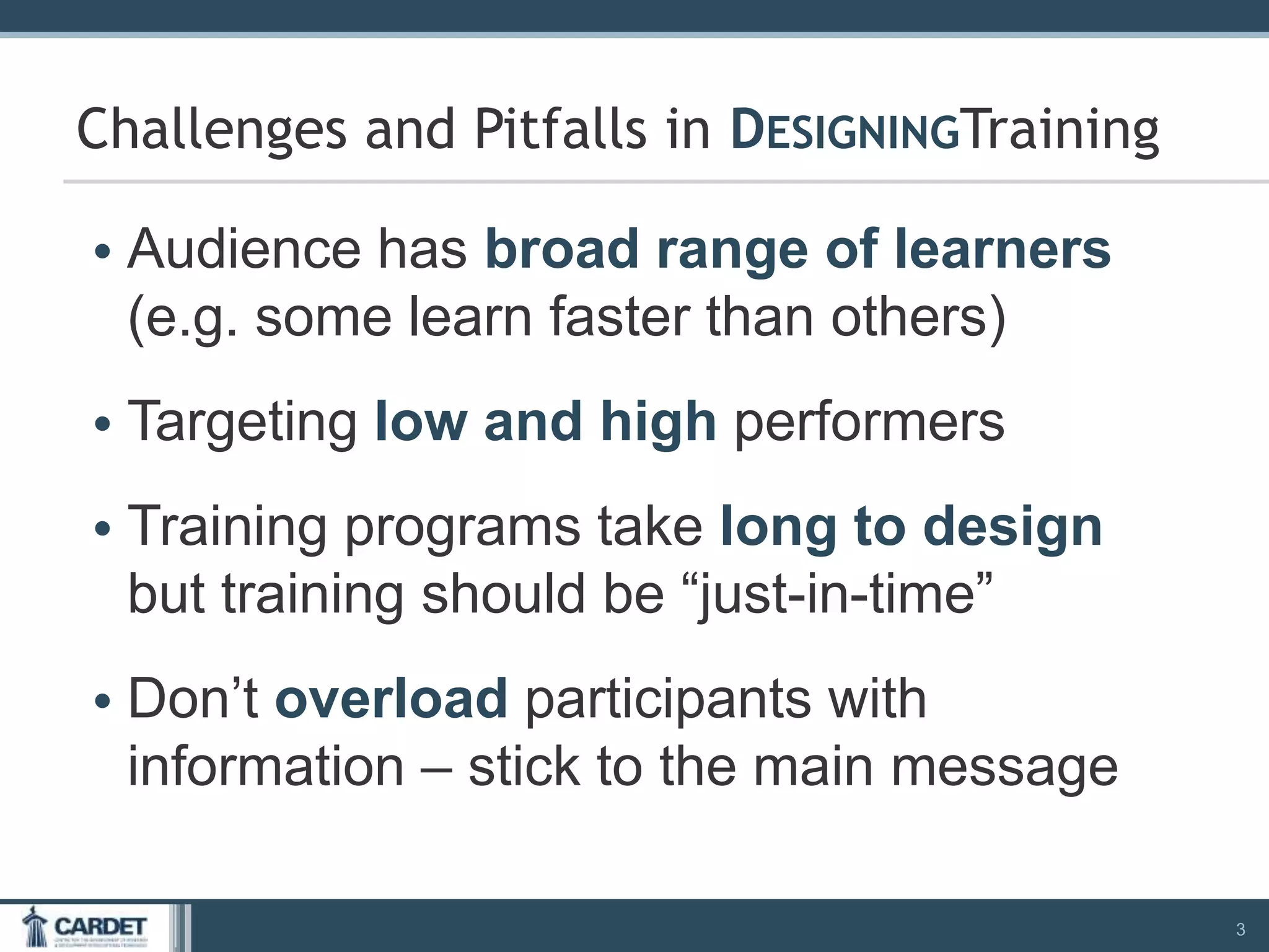 Module 9: Challenges & Pitfalls | PPTX