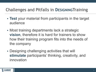 Module 9: Challenges & Pitfalls | PPTX