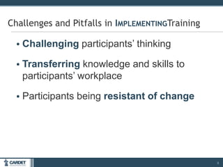 Module 9: Challenges & Pitfalls | PPTX