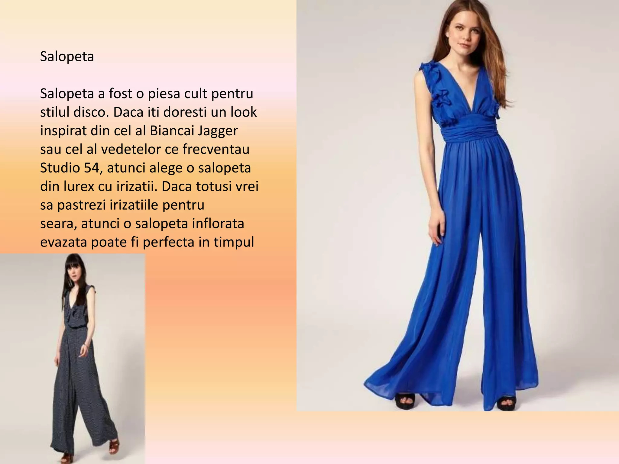 Moda anilor 70 reinterpretare moderna | PPTX