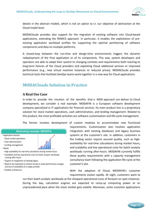 MODAClouds - Underpinning the Leap to DevOps Movement on Clouds ...
