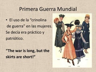 Moda en el siglo xx | PPTX