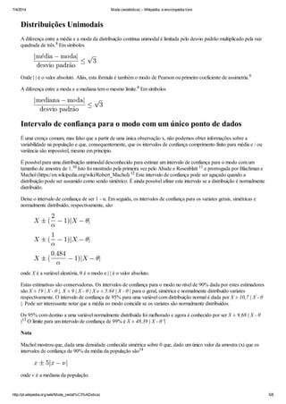 Moda (estatística) | PDF