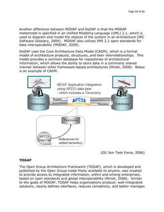 MODAF- Ministry of Defence Architecture Framework | PDF