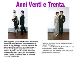 Progetto Telemouse: Moda ieri e oggi ok | PPT