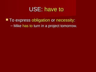 Modal verbs | PPT