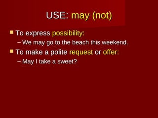 Modal verbs | PPT