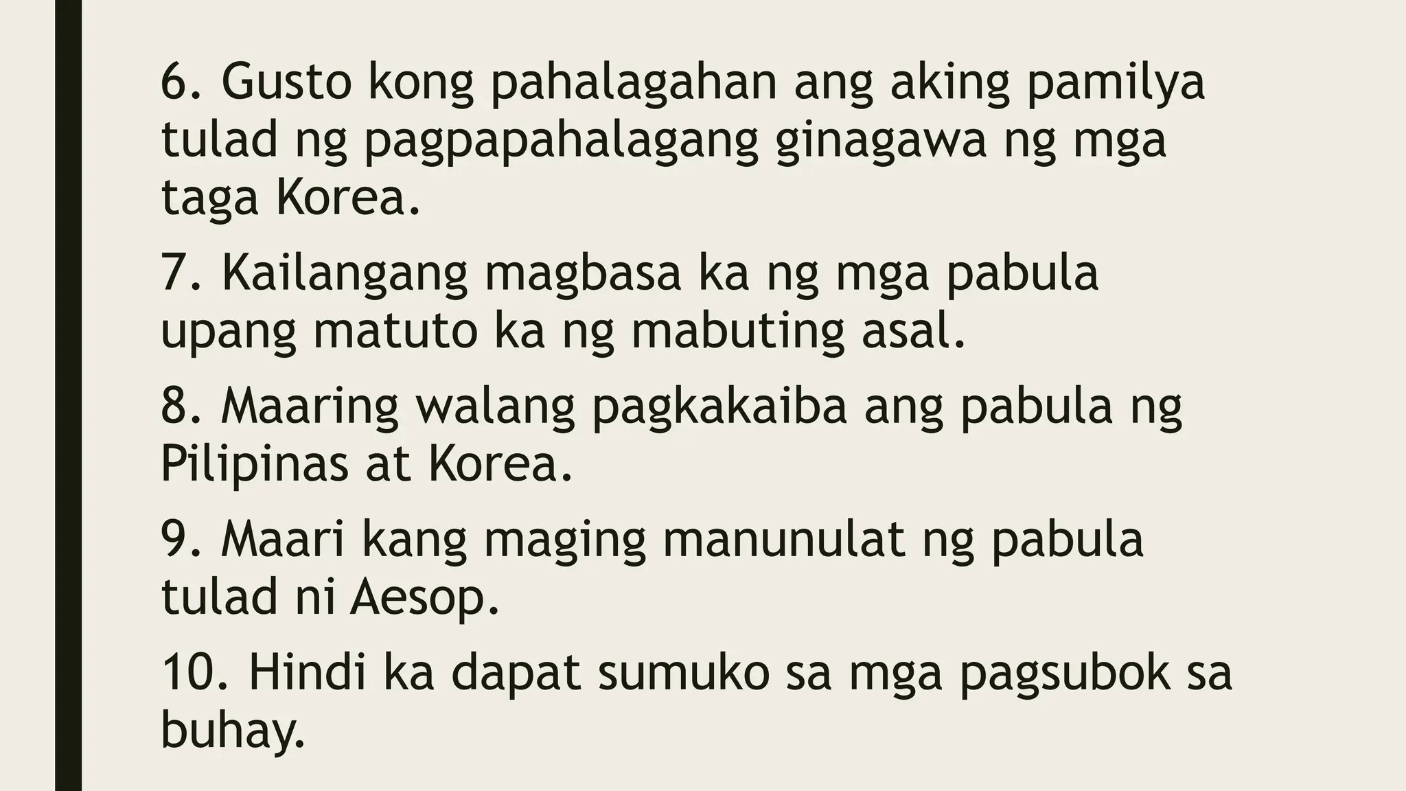 Modal aralin sa Filipino 9.................. | PPTX