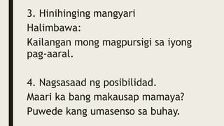 Modal aralin sa Filipino 9.................. | PPTX