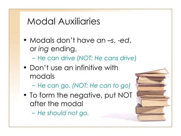Modal Auxiliaries | PPT