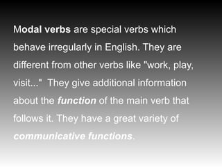 Modal verbs | ODP