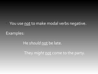 Modal verbs | PPT