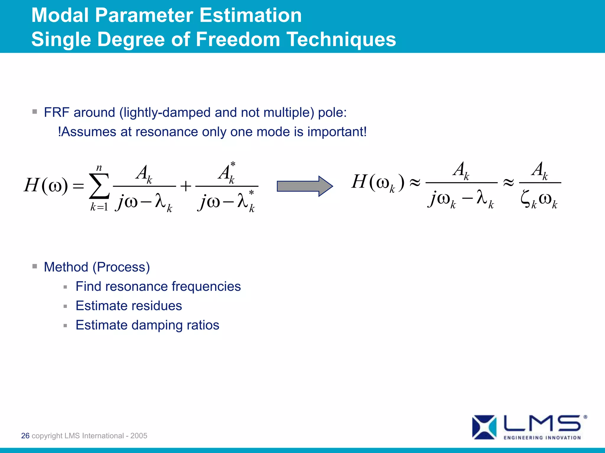 Modal Analysis Basic Theory | PPT