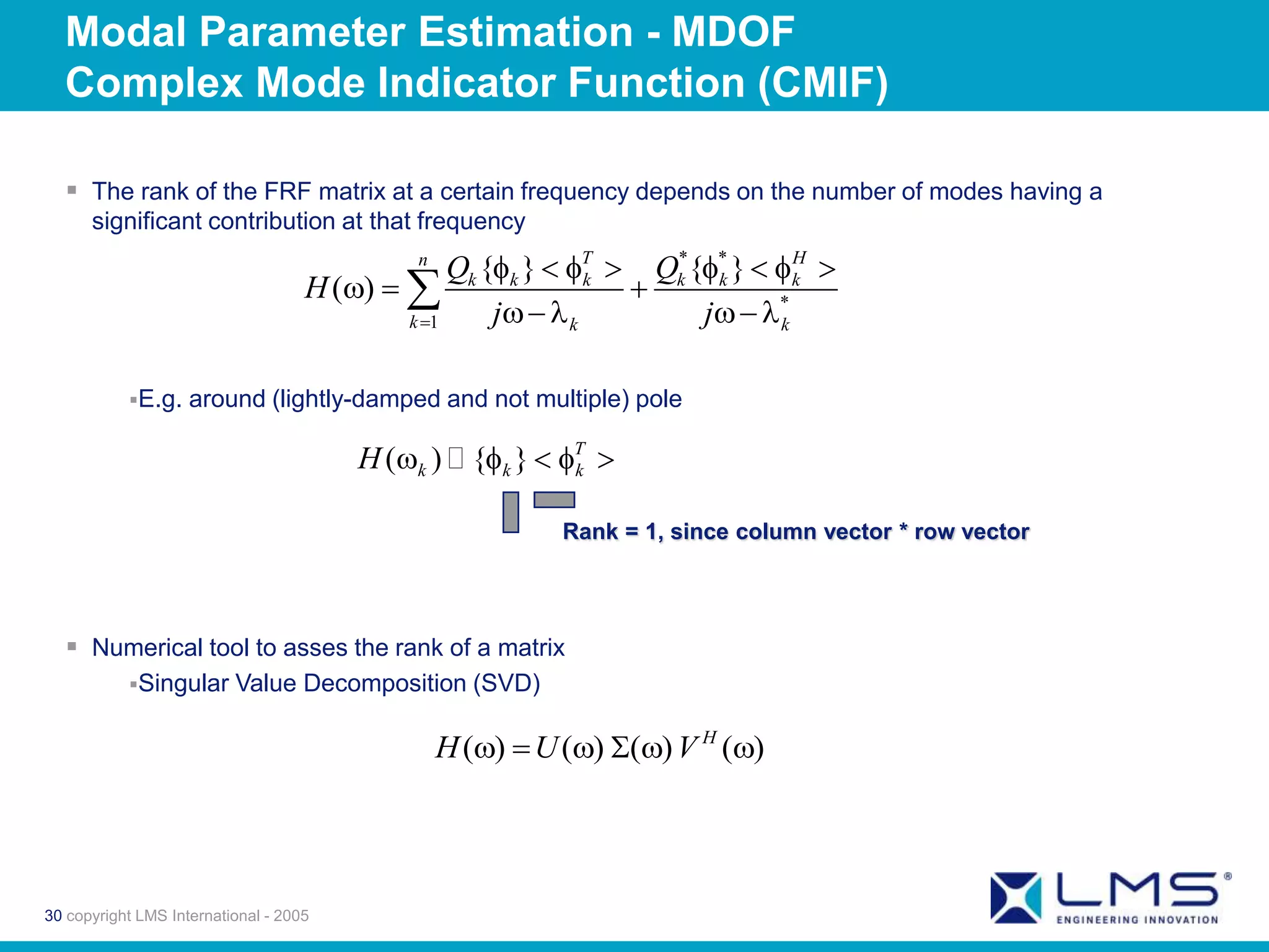 Modal Analysis Basic Theory | PPT