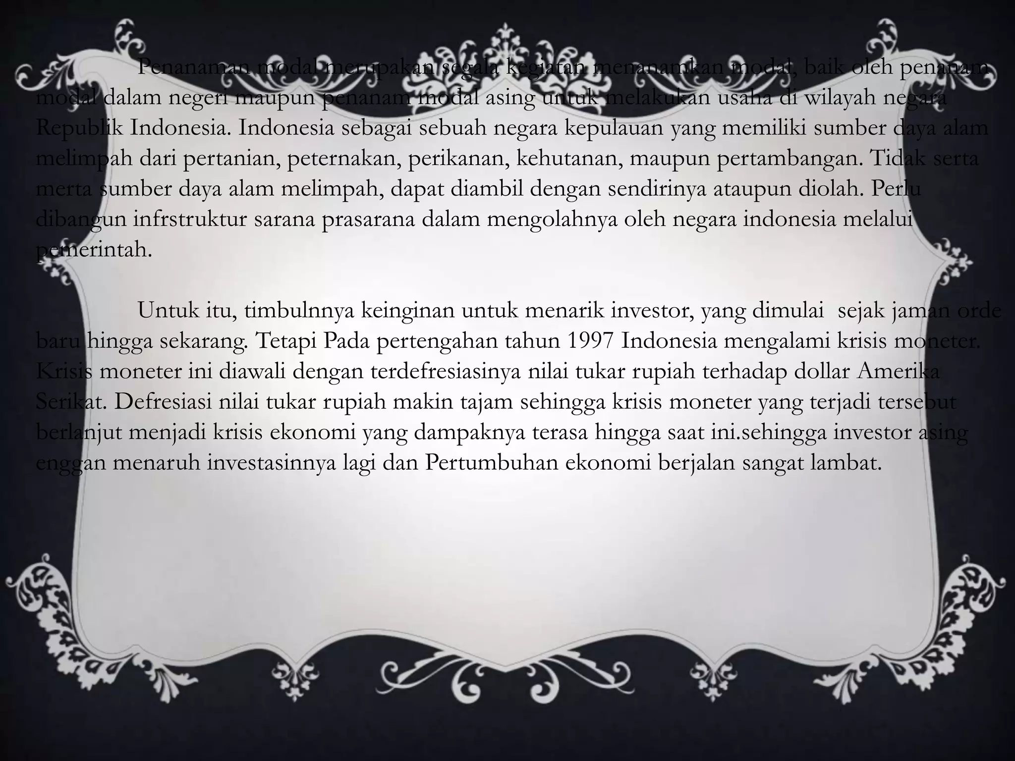 Modal asing | PPTX