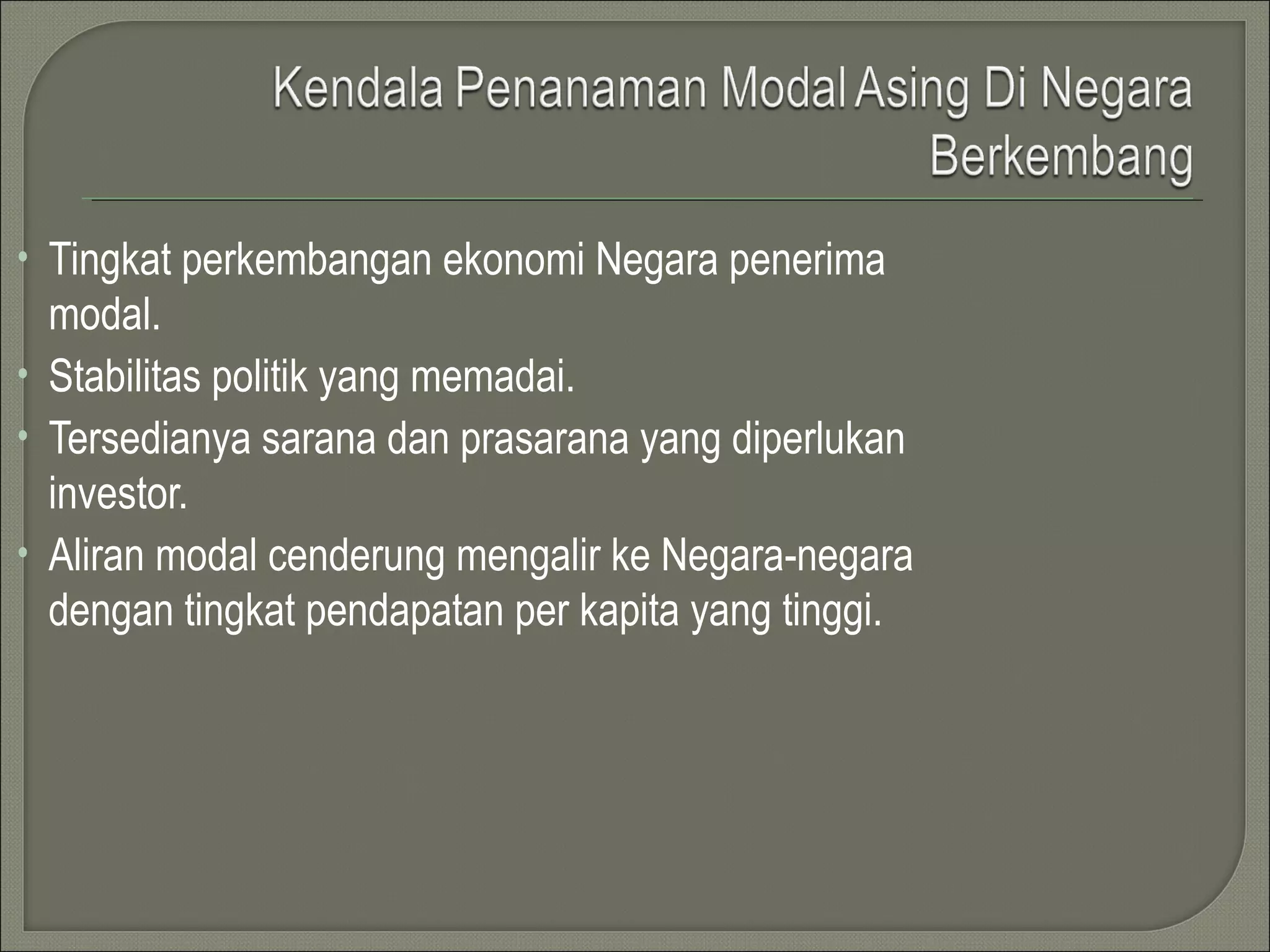 Modal asing dan piutang ln | PPT