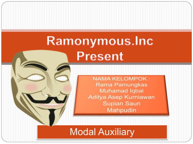 Pengertian, Fungsi dan Contoh Kalimat Modal Auxiliary Verbs | PPTX