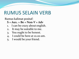 Modal auxiliary verb | PPTX