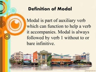 Modal auxilliary | PPTX