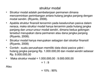 Modal dalam perusahaan | PPT
