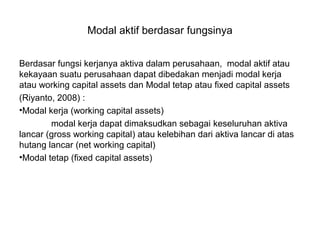 Modal dalam perusahaan | PPT