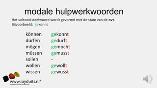 Modale hulpwerkwoorden | PPT
