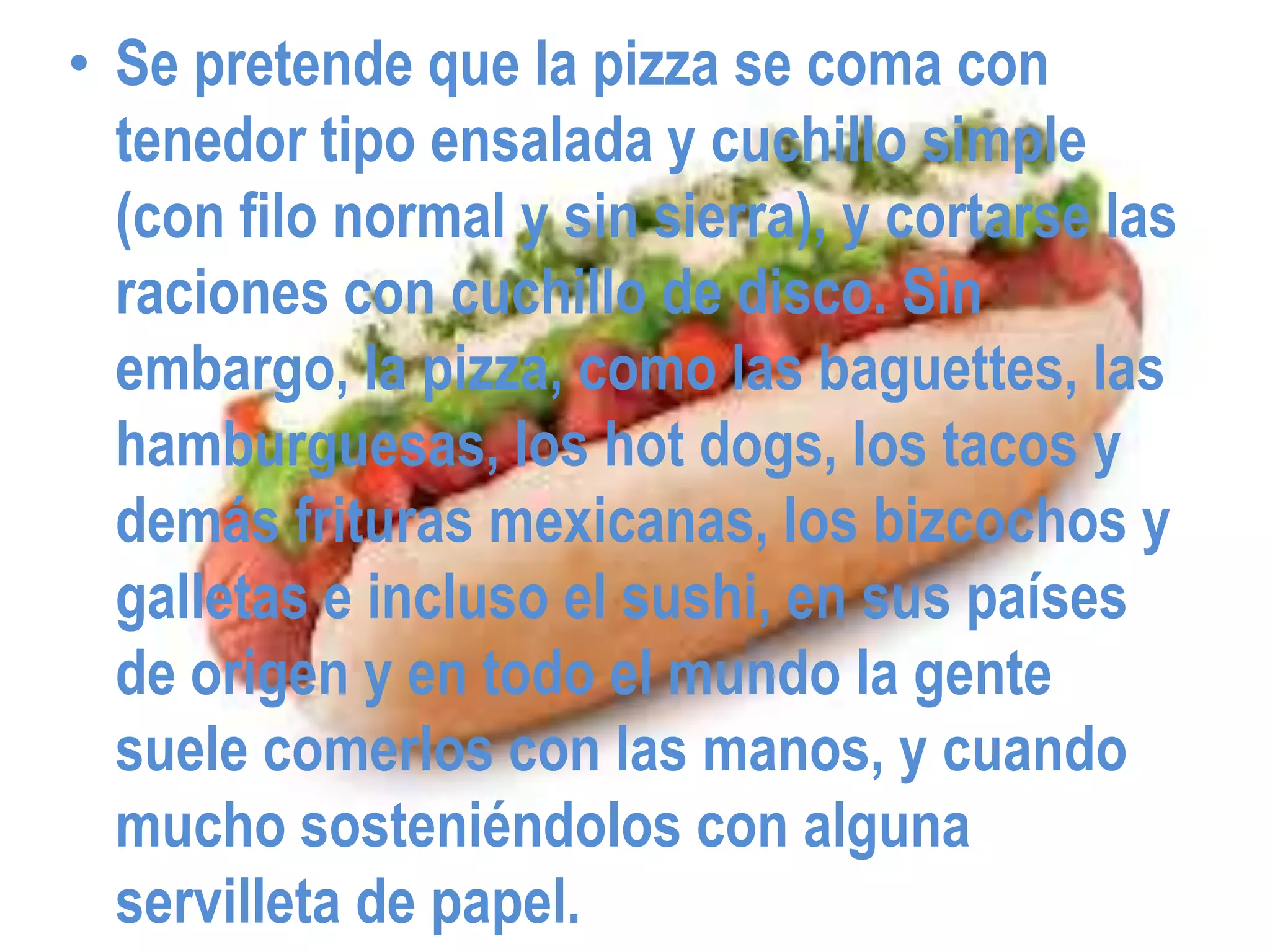 Modales al momento de comer comida rapida | PPT